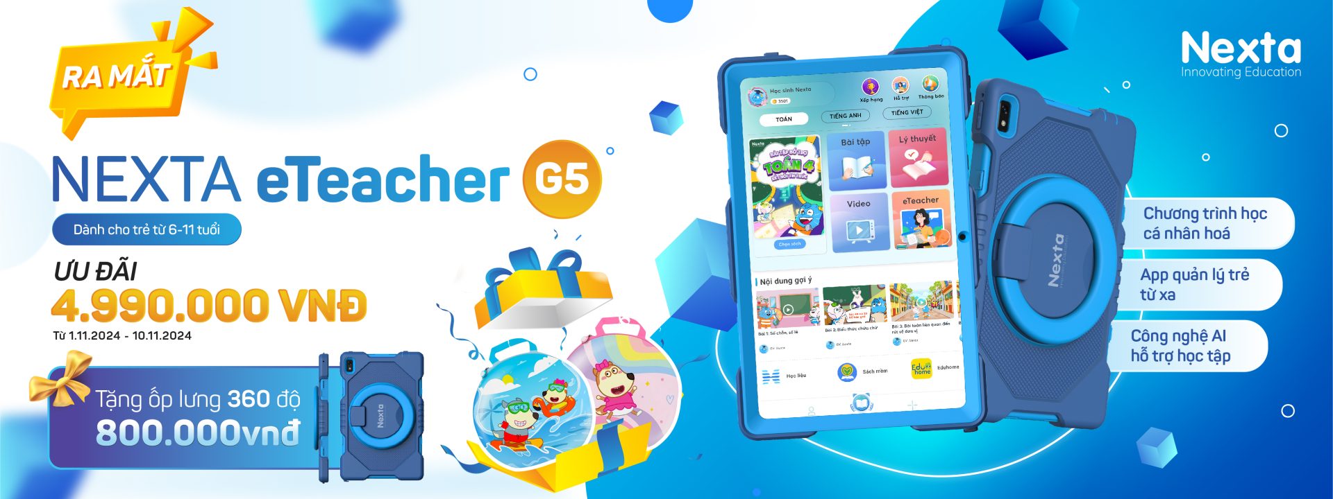Trang chủ - Nexta hệ sinh thái giải pháp giáo dục toàn diện